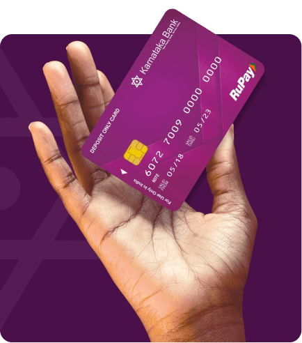 Simplify Savings with Karnataka Bank's Dedicated Deposit Only Card
