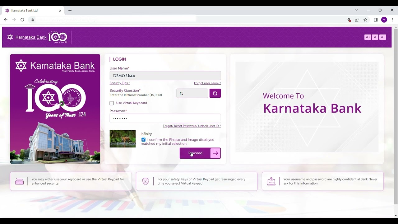 KBL ONE Corporate Internet Banking | karnataka bank